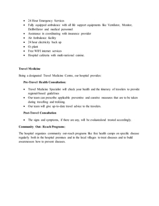 Hospital Profile | DOCX