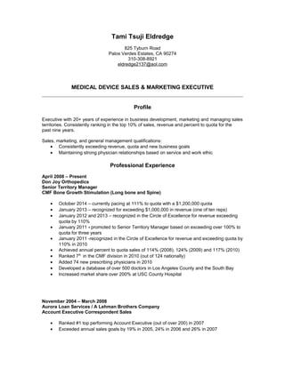 TamiEldredge2013Resume | DOC