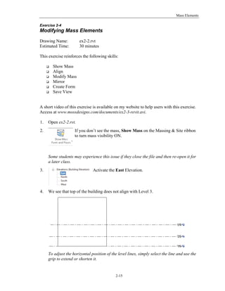 revit architecture basics | PDF