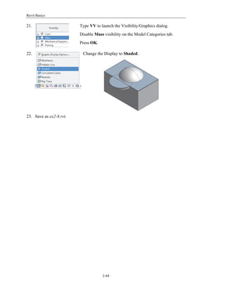 revit architecture basics | PDF
