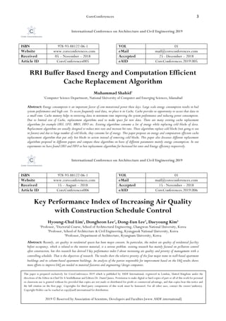 CoreConferences Batch A 2019 | PDF
