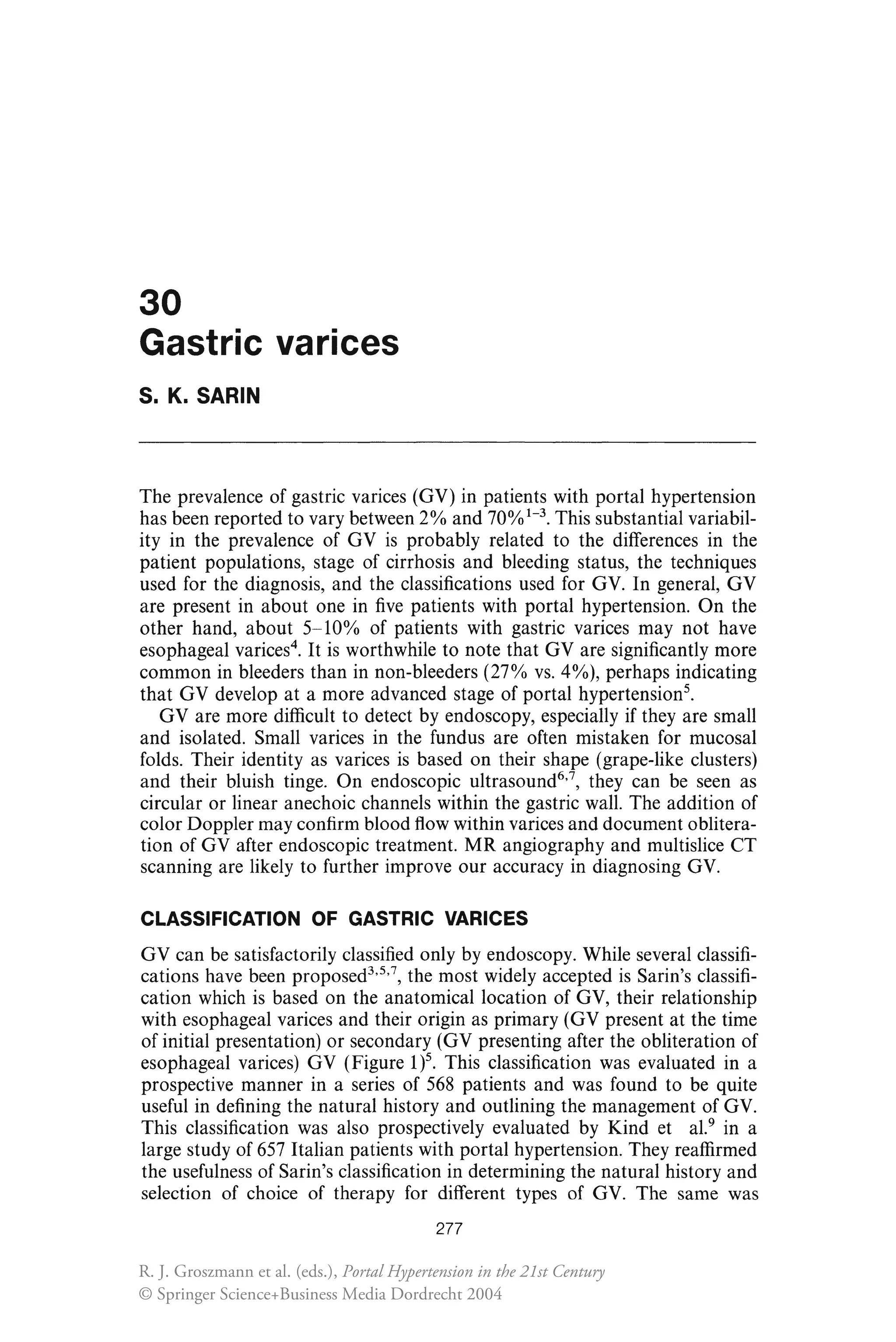 Varices Gastricas | PDF