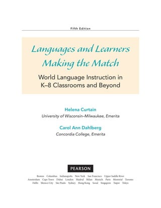 languages and learners making the match K8 | PDF