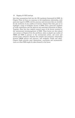 HR and Health and Safety | PDF