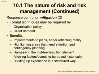 Risk management and opprtuinty _pp10.ppt