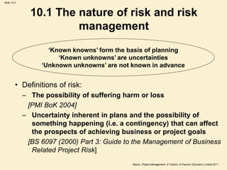 Risk management and opprtuinty _pp10.ppt