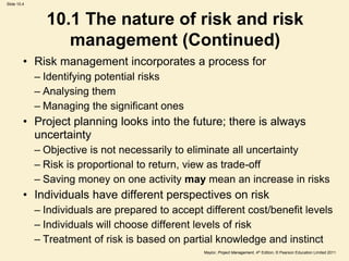 Risk management and opprtuinty _pp10.ppt