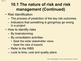 Risk management and opprtuinty _pp10.ppt