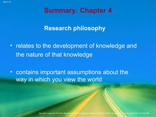 understanding research philosophies .ppt