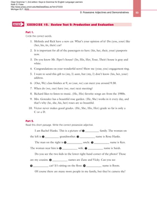 Possessive pronouns and possessive adjectives | PDF