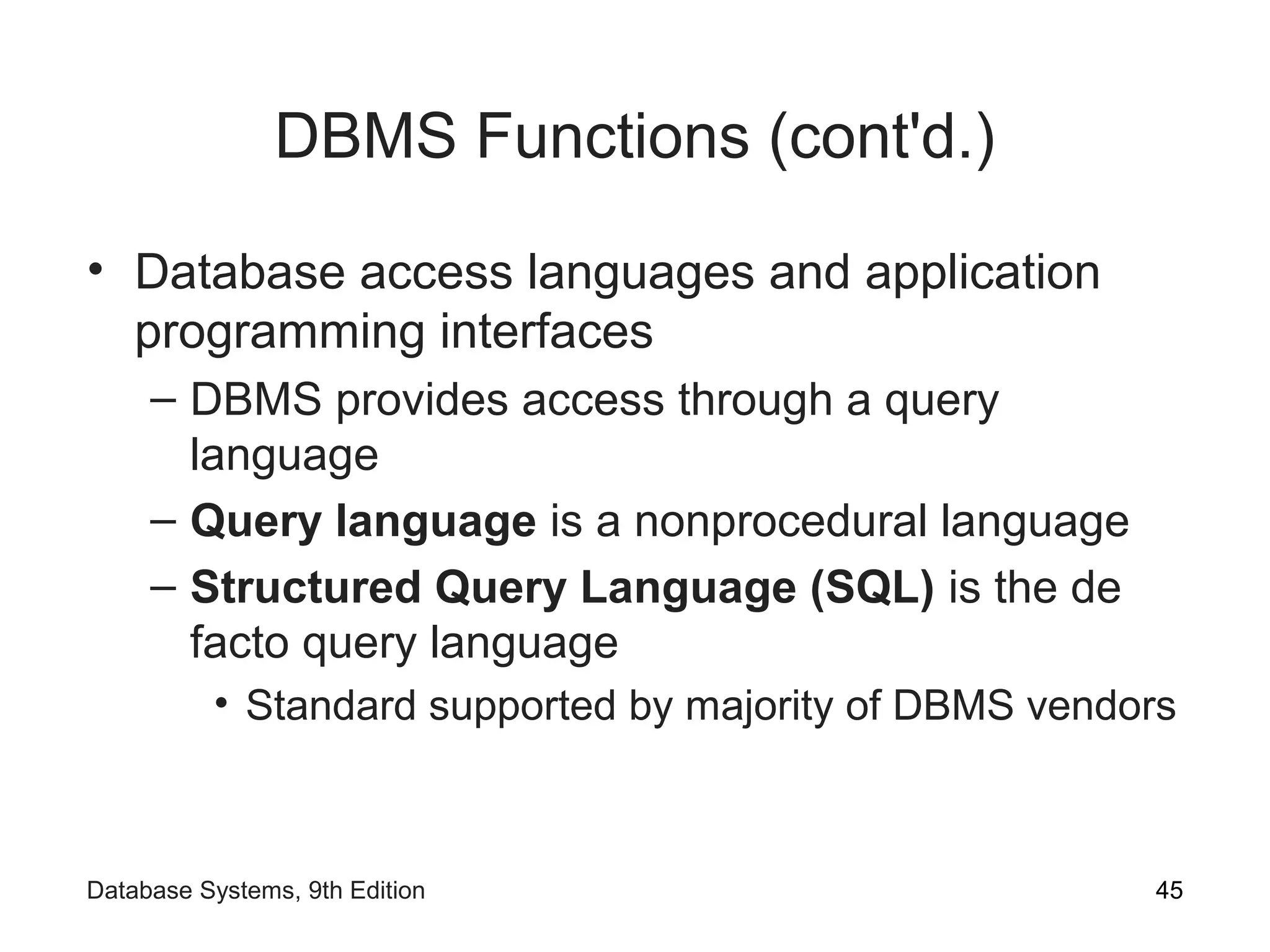 Fundamentals of Database ppt ch01 | PPT