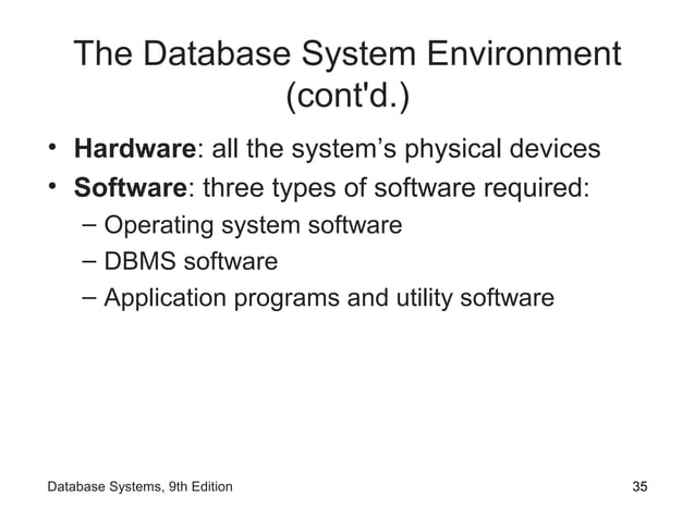 Fundamentals of Database ppt ch01 | PPT