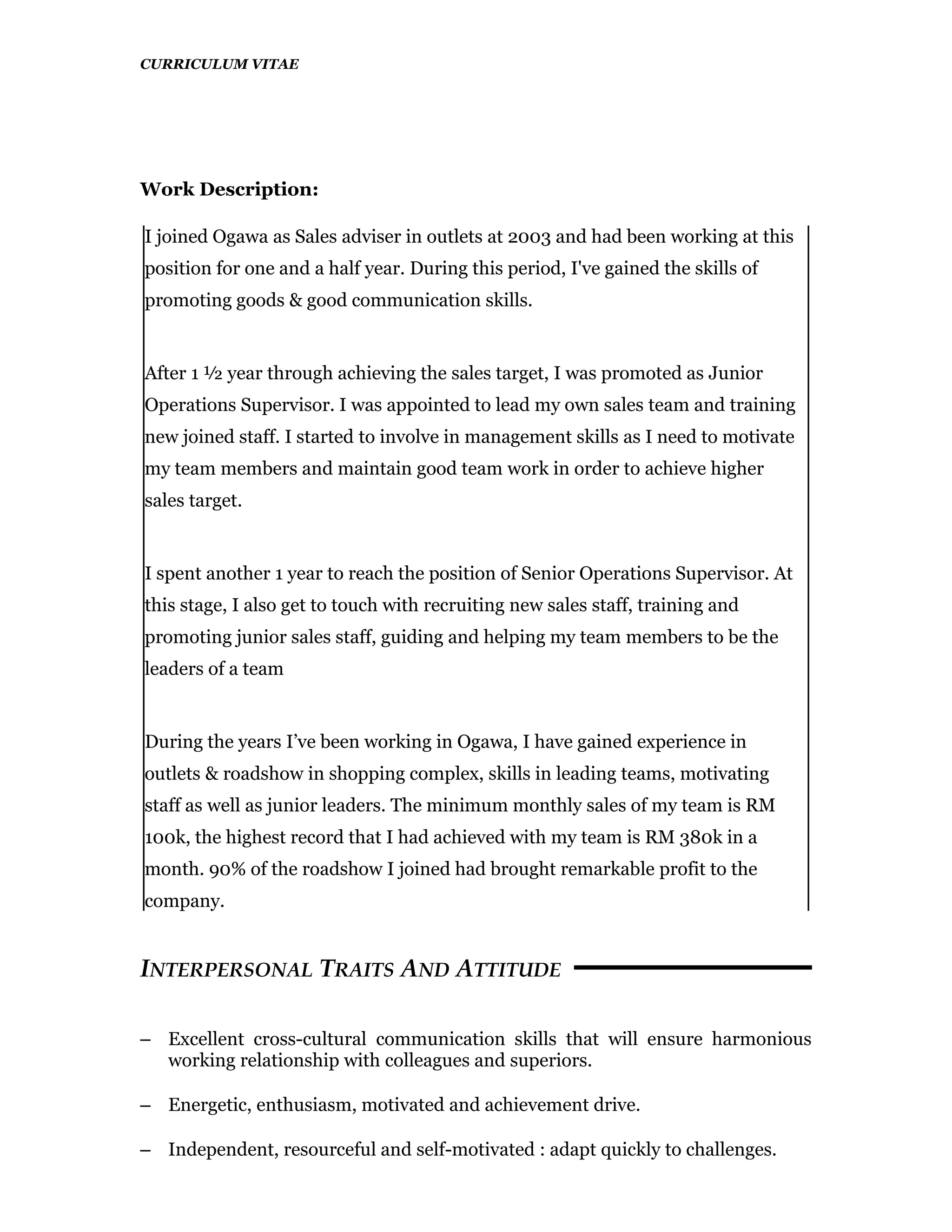 Julie Gan Yoke Kee Resume | PDF