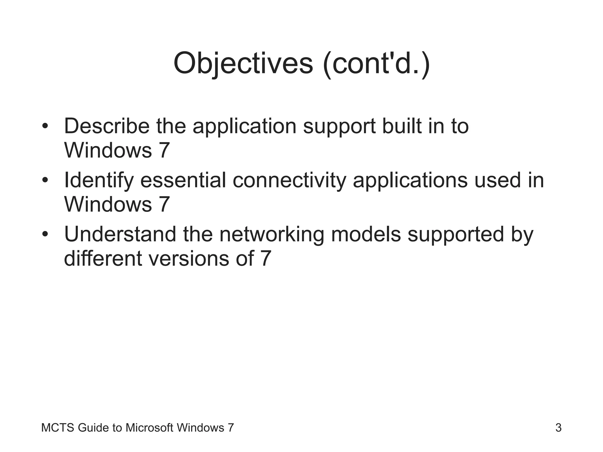 Guide To Windows 7 - Introduction to Windows 7 | PPT