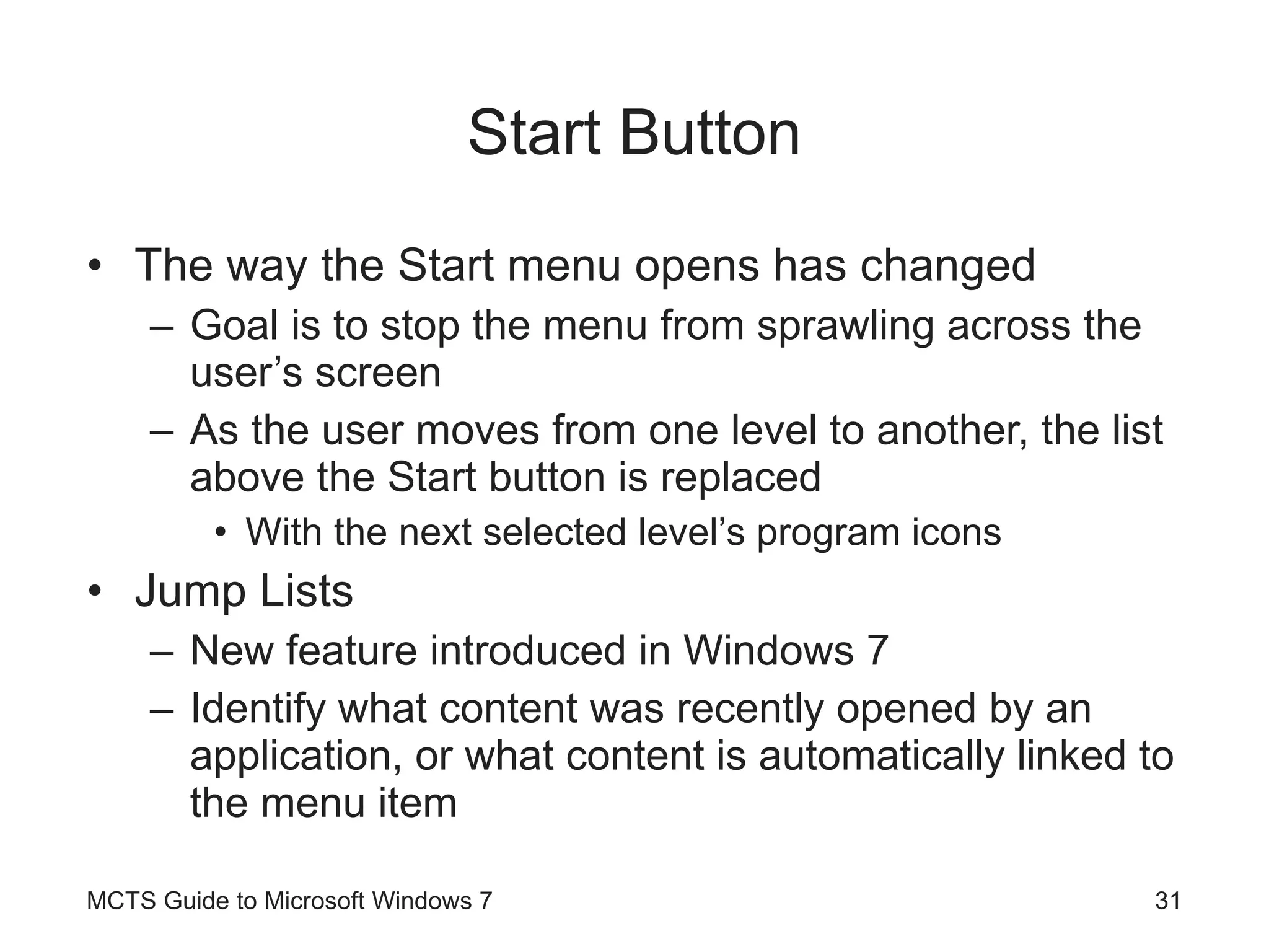 Guide To Windows 7 - Introduction to Windows 7 | PPT