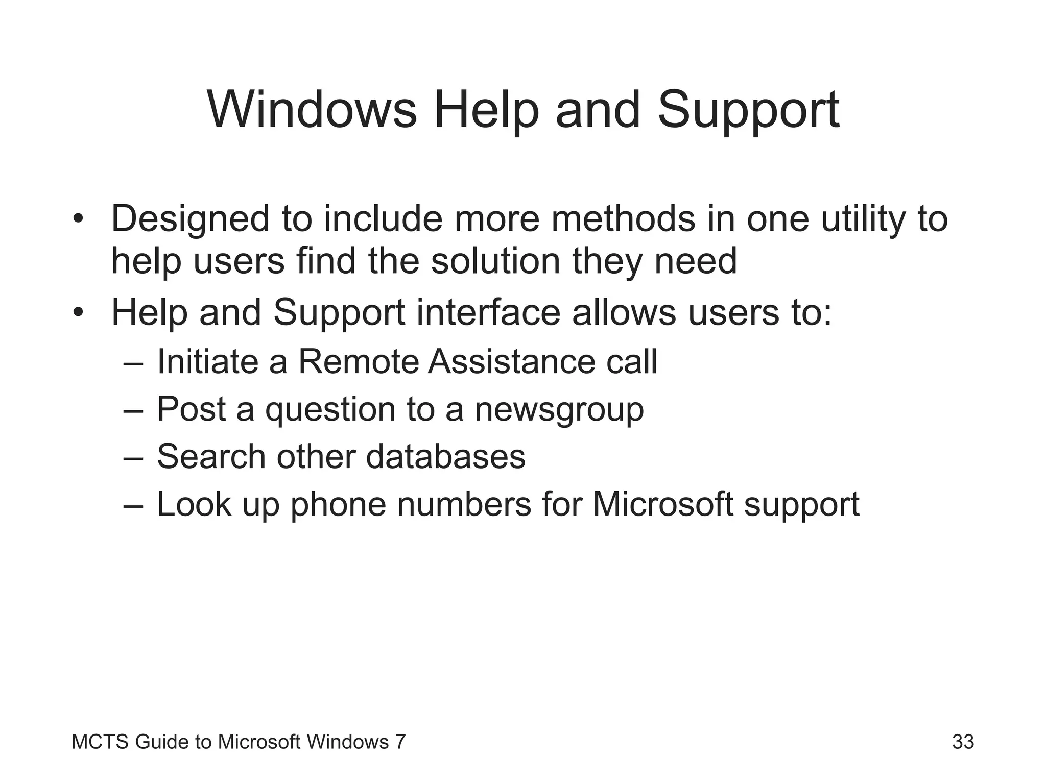 Guide To Windows 7 - Introduction to Windows 7 | PPT