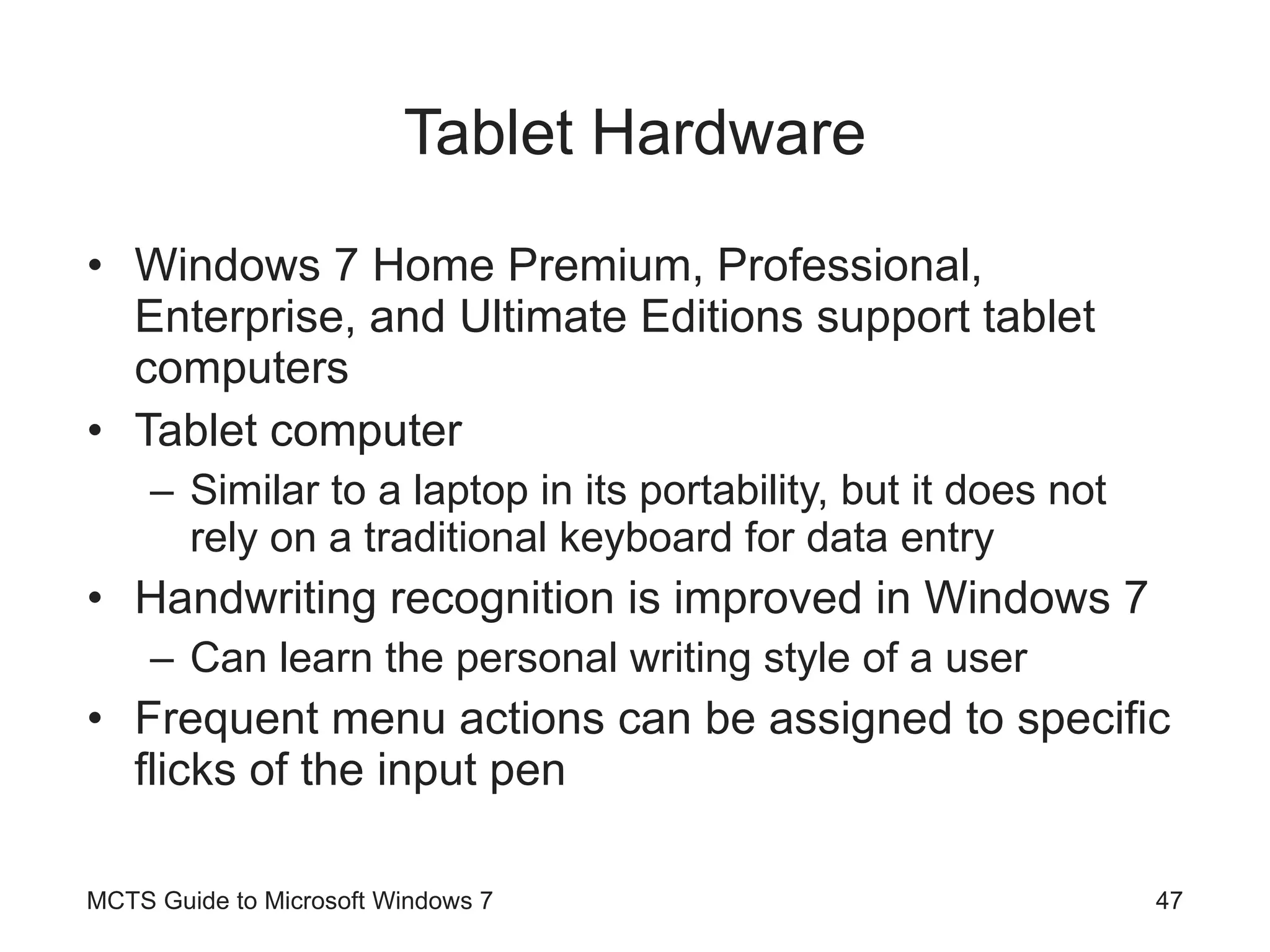 Guide To Windows 7 - Introduction to Windows 7 | PPT