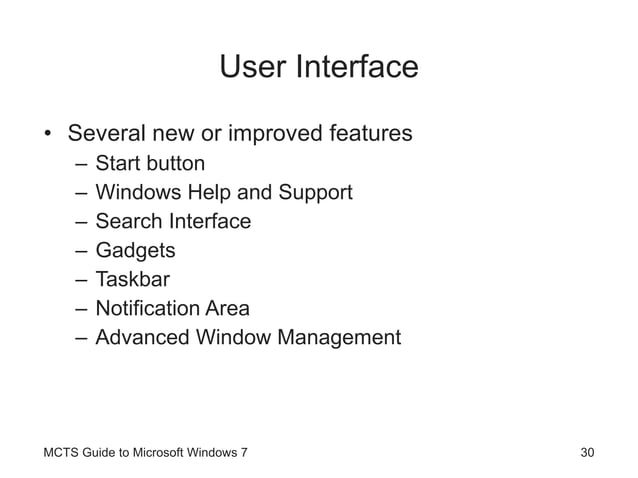Guide To Windows 7 - Introduction to Windows 7 | PPT