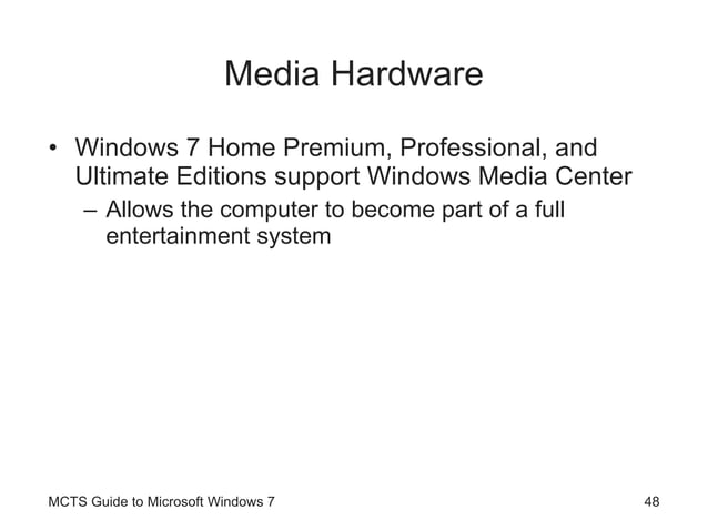 Guide To Windows 7 - Introduction to Windows 7 | PPT