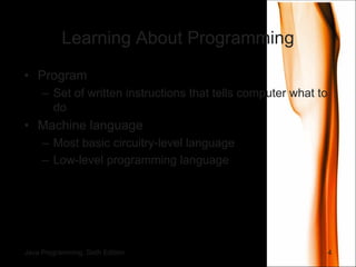 Program – Set of written instructions that tells computer what to do ...