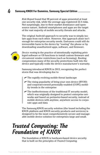 Samsung KNOX for Dummies | PDF