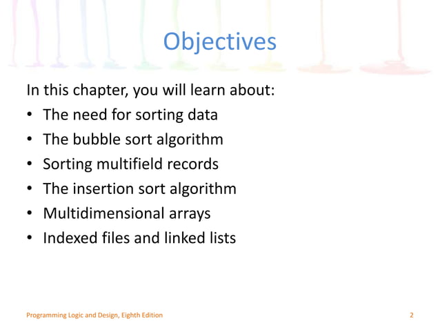 Programming Logic and Design: Working with Data | PPTX | Databases | Computer Software and ...