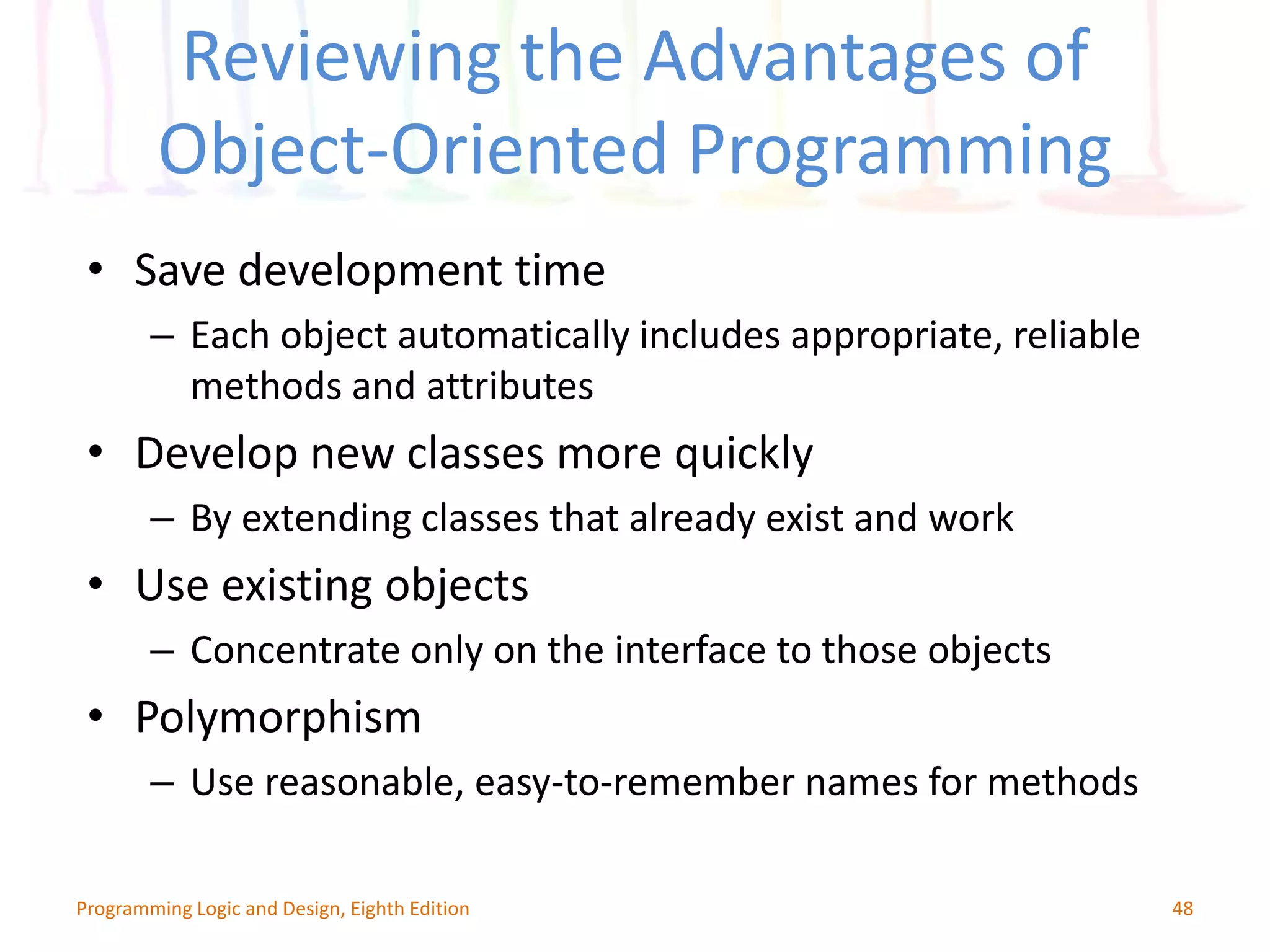 Chapter 11 Object Oriented Programming Part 2 Ppt