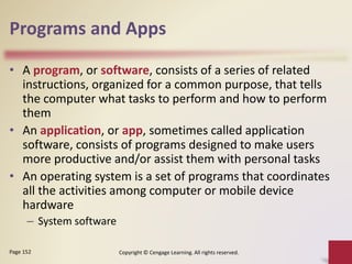 Chapter 4 Programs and Apps | PPTX