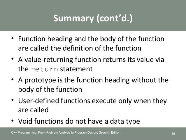 Functions ppt ch06