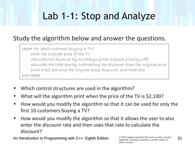 Chapter 1 - An Introduction to Programming | PPT
