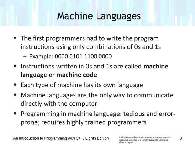 Chapter 1 - An Introduction to Programming | PPT