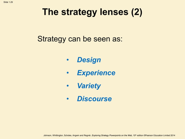 exploring strategy.ppt | Business Administration | Business