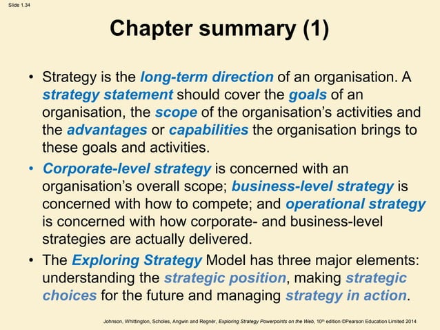 exploring strategy.ppt | Business Administration | Business