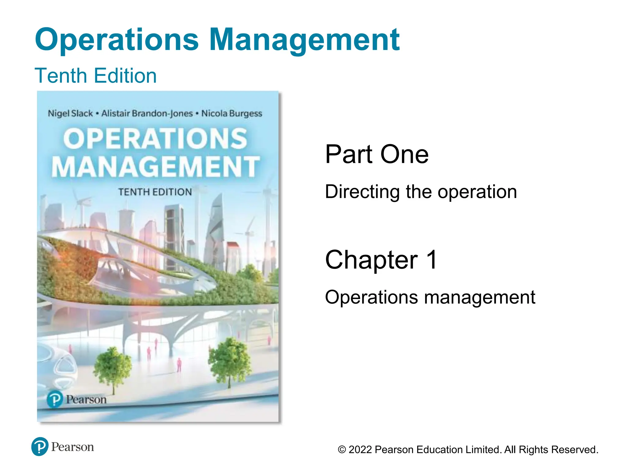 Introduction to Operations and Resource Management | PPT