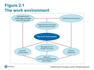 Chapter 2 The work environment - Management and organizational behavior ...