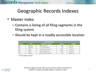 Geographical Filing System