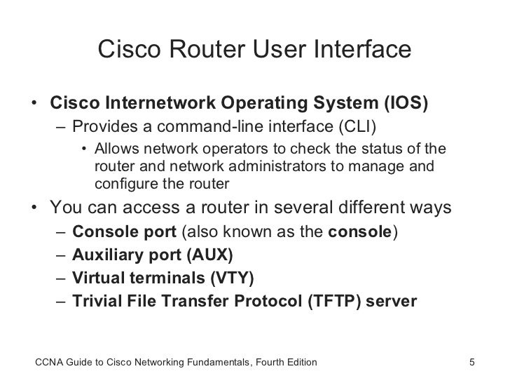 Ccna Router And Ios Basics