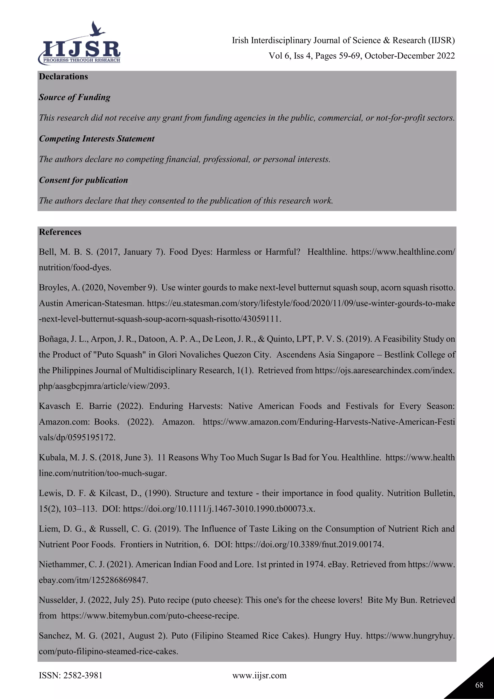 Sensory Acceptability of Squash (Cucurbita maxima) Cupcake in The ...