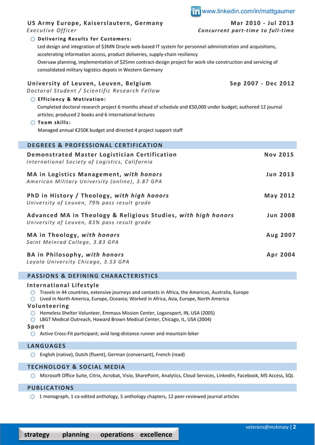 Gaumer McKinsey ENG | PDF | Logistics | Business