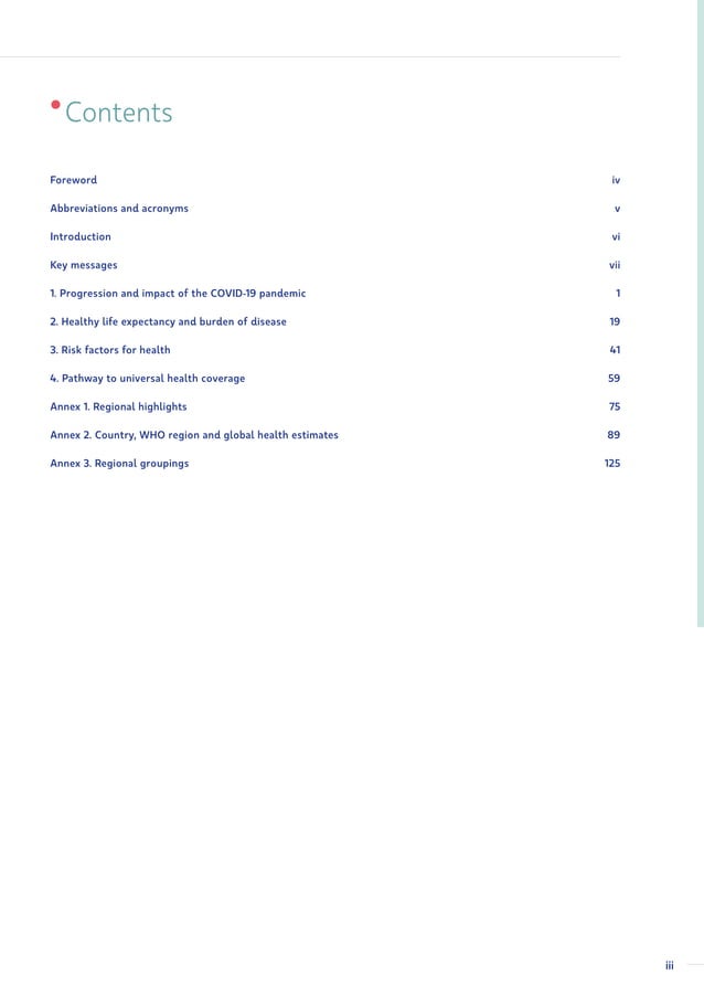 World Health Statistics 2022 by WHO | PDF