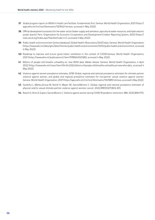 World Health Statistics 2022 by WHO | PDF