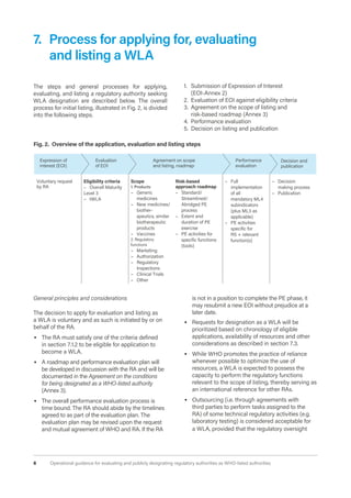 WHO Operational guidance for evaluation and publicly designating WLAs | PDF