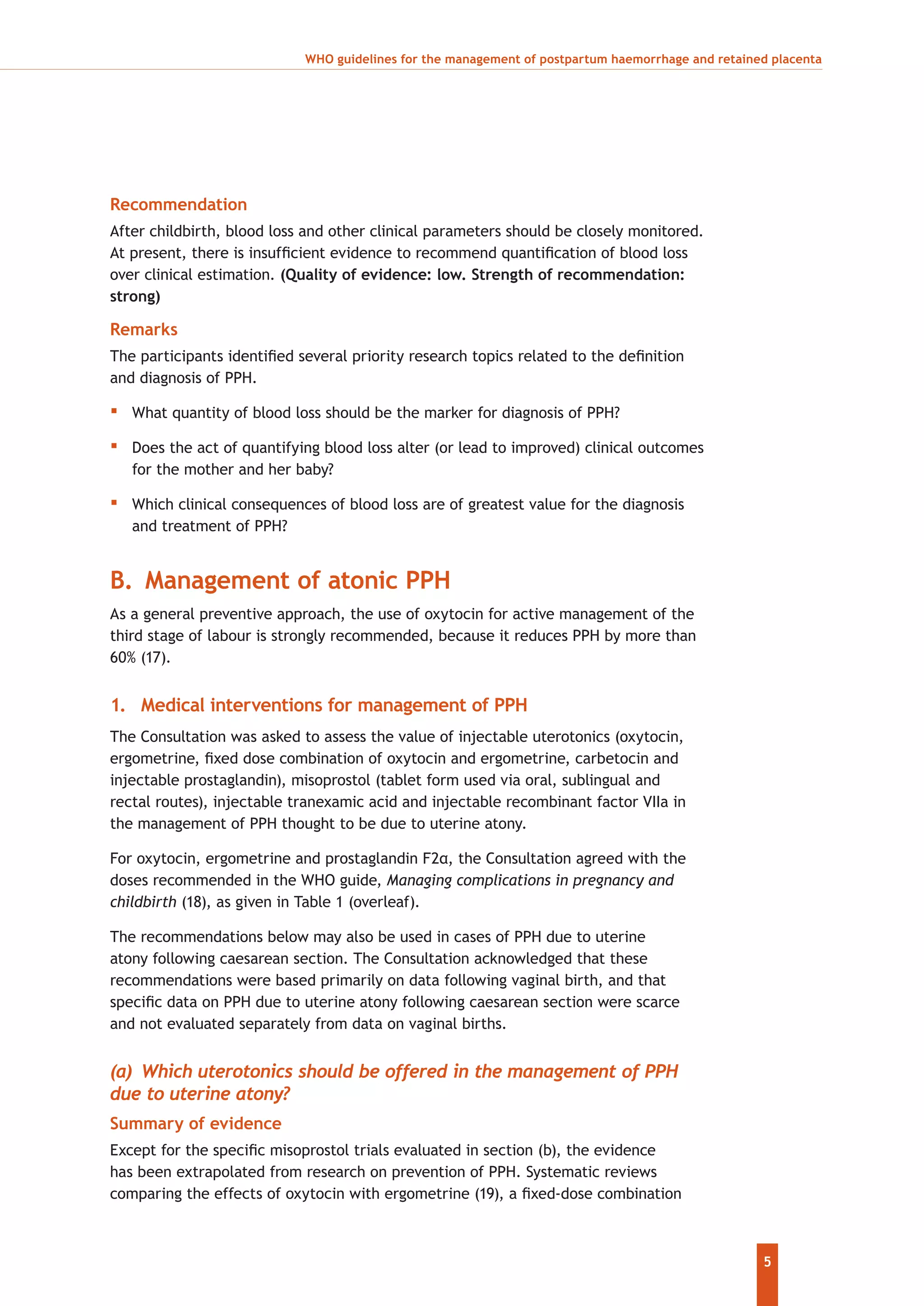 WHO guidelines 2009 | PDF