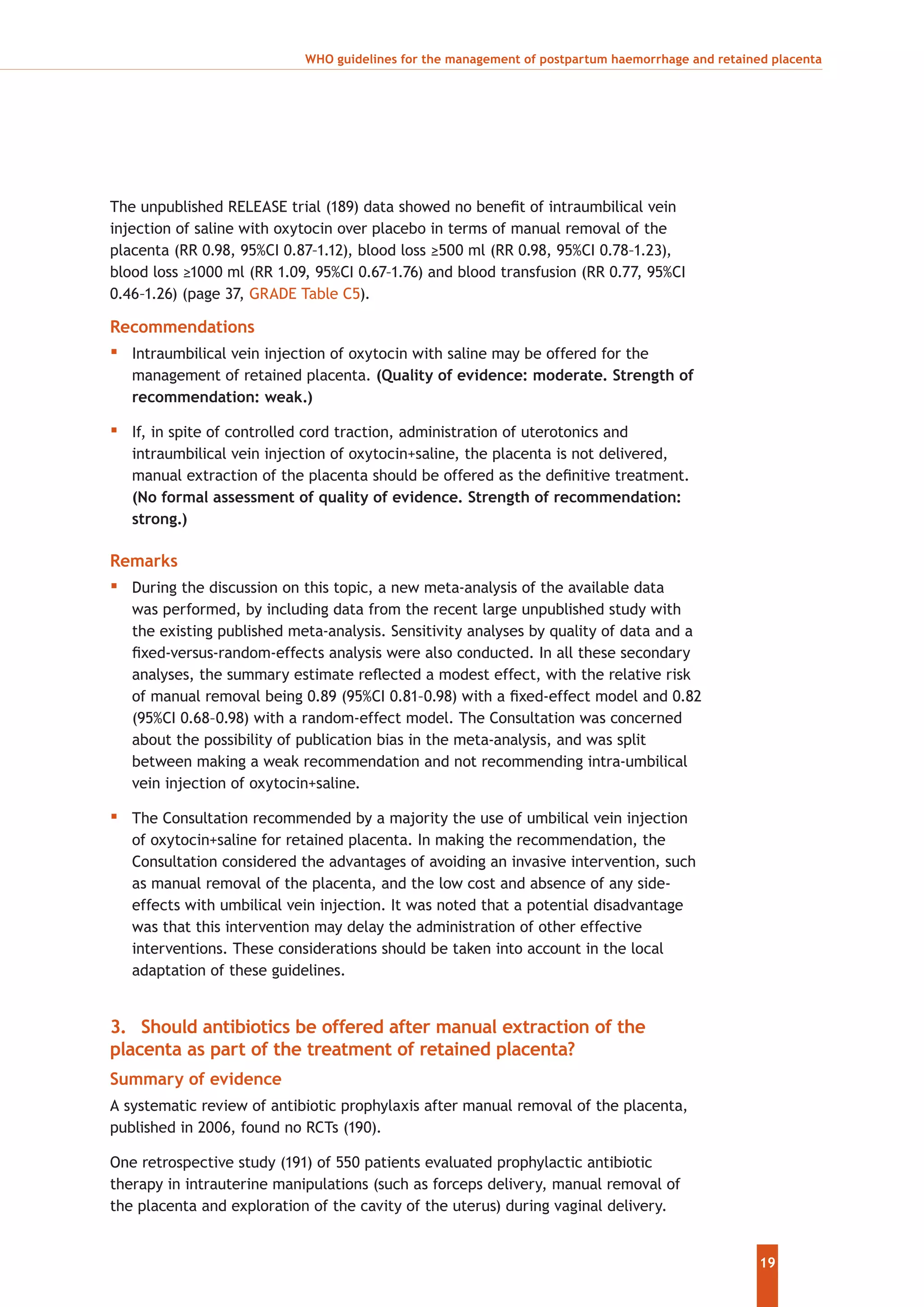 WHO guidelines 2009 | PDF