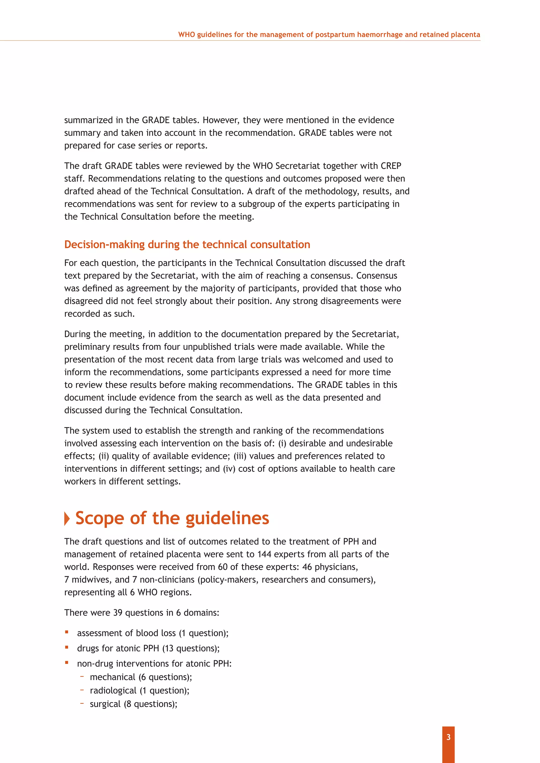 WHO guidelines 2009 | PDF