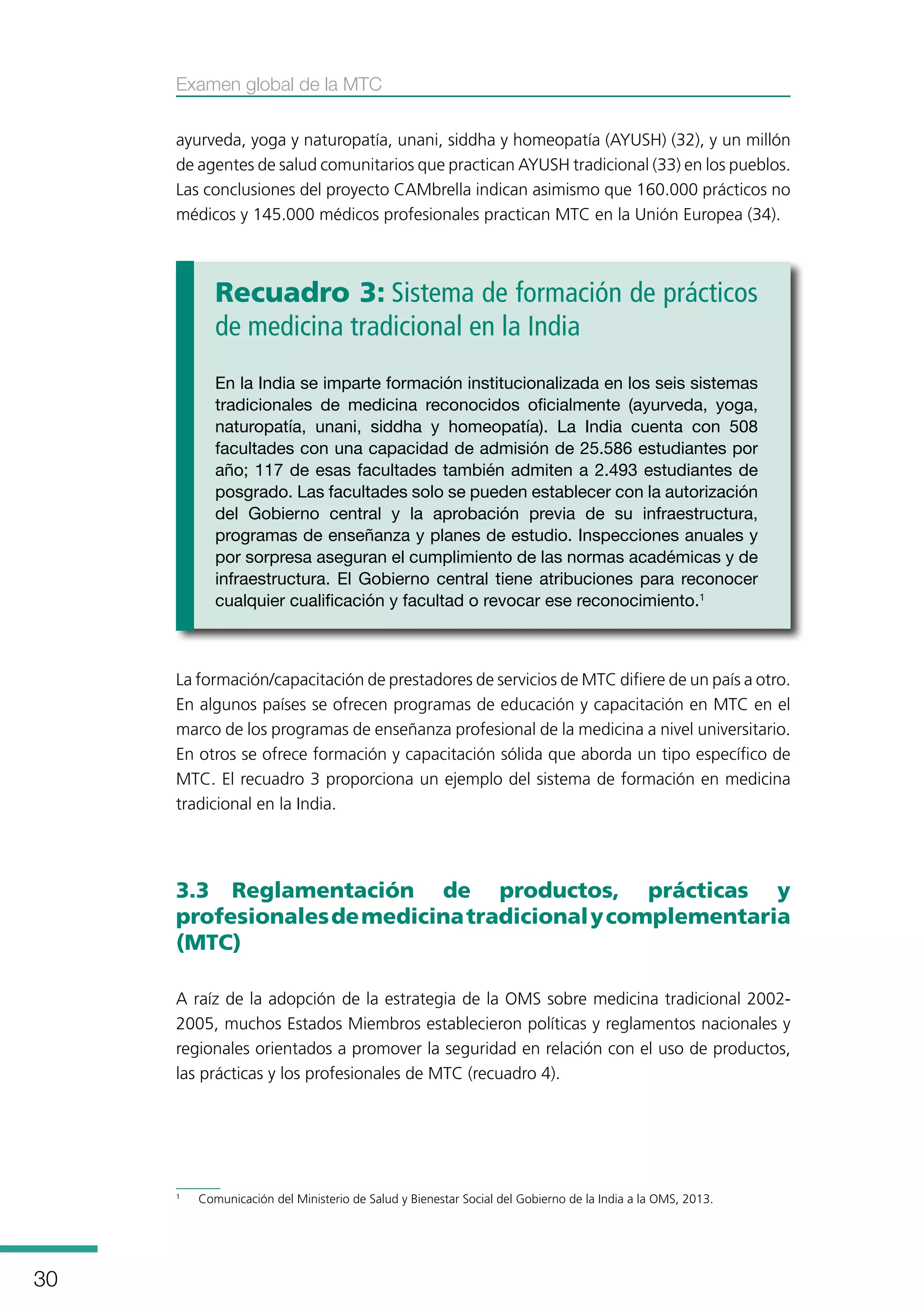 Estrategia de la OMS sobre medicina tradicional 2014-2023 | PDF