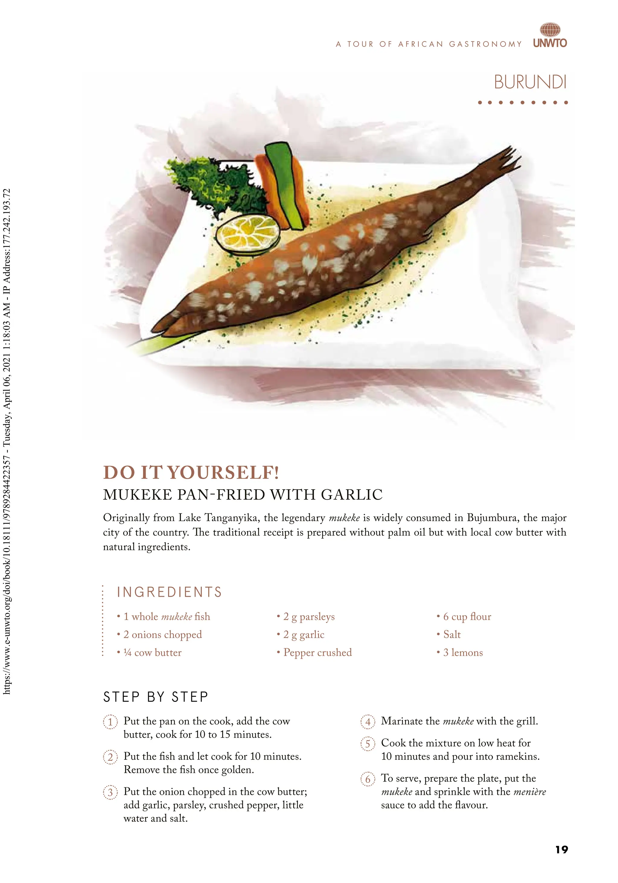 A tour of African gastronomy - World Tourism Organization | PDF