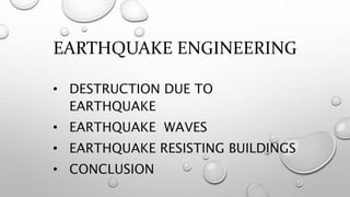 Earthquack engineering | PPT