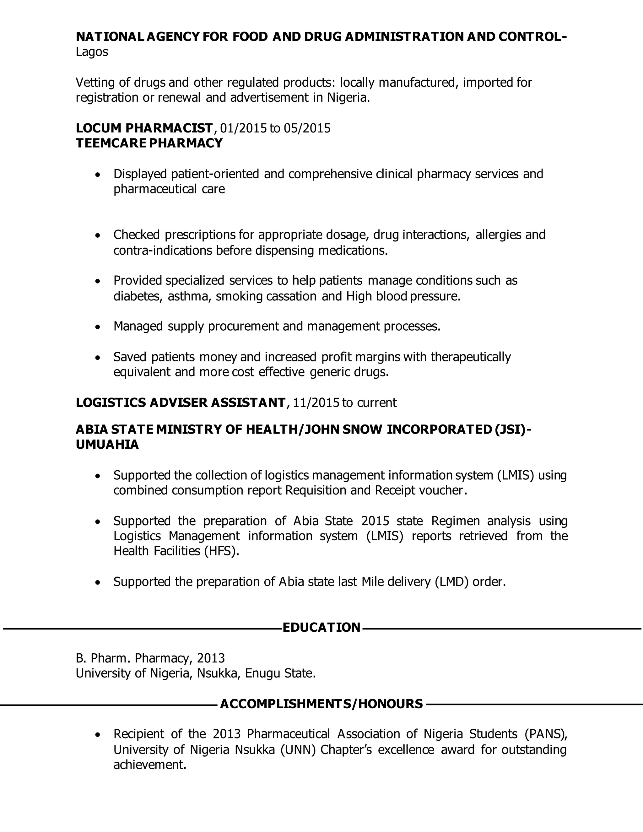 OKOLUE ANTHONY CV 2 4UN | PDF