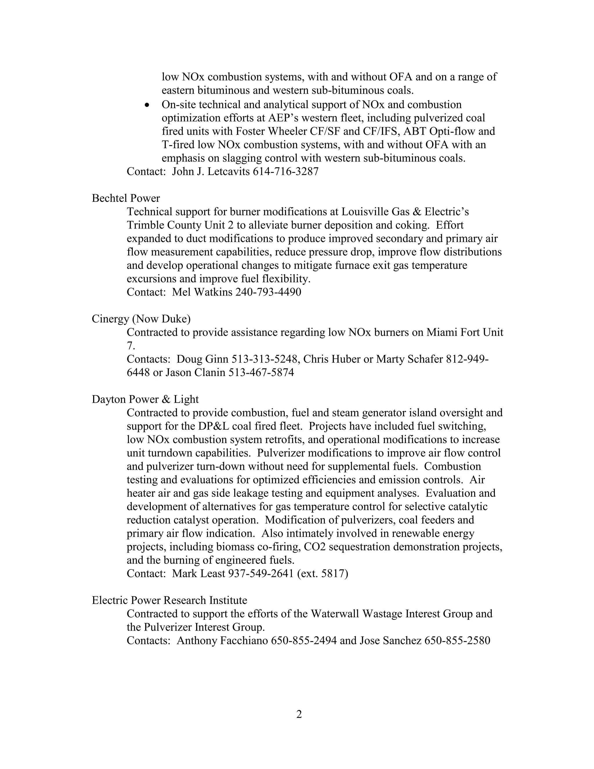 Partial List of Past SAVvy Engineering Projects | PDF | Power and ...